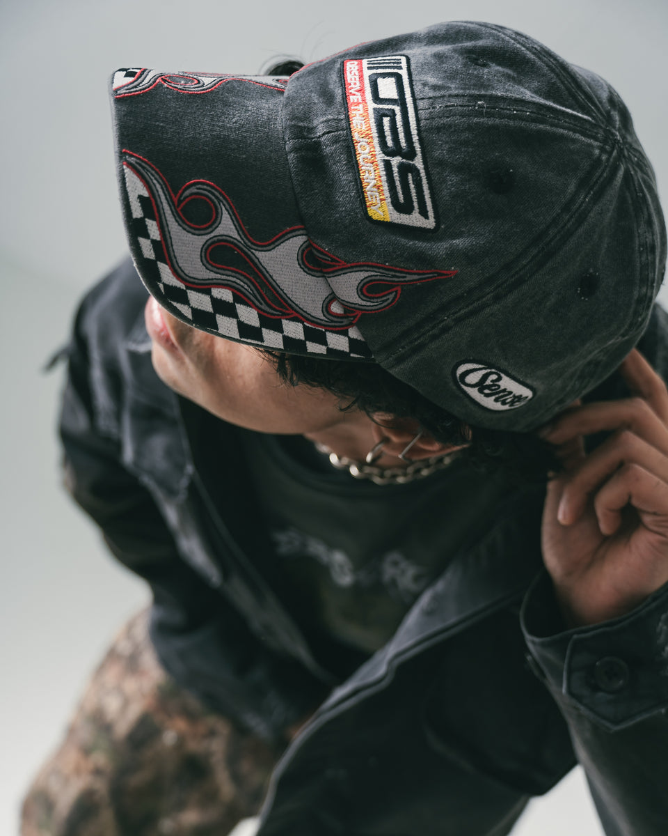 Racing Champion Cap Dull Black【M25-ACC03DB】 – sense